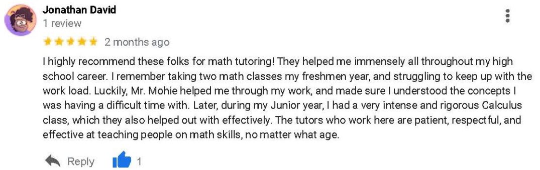 Best Place to Learn Math Online Academy in Greater New Haven